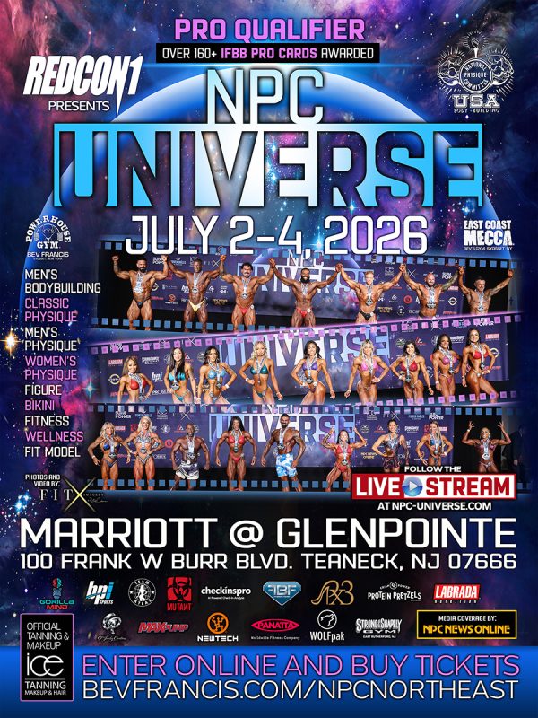 2026 NPC UNIVERSEJUL. 2-4, 2026 – Ice Tanning Makeup & Hair